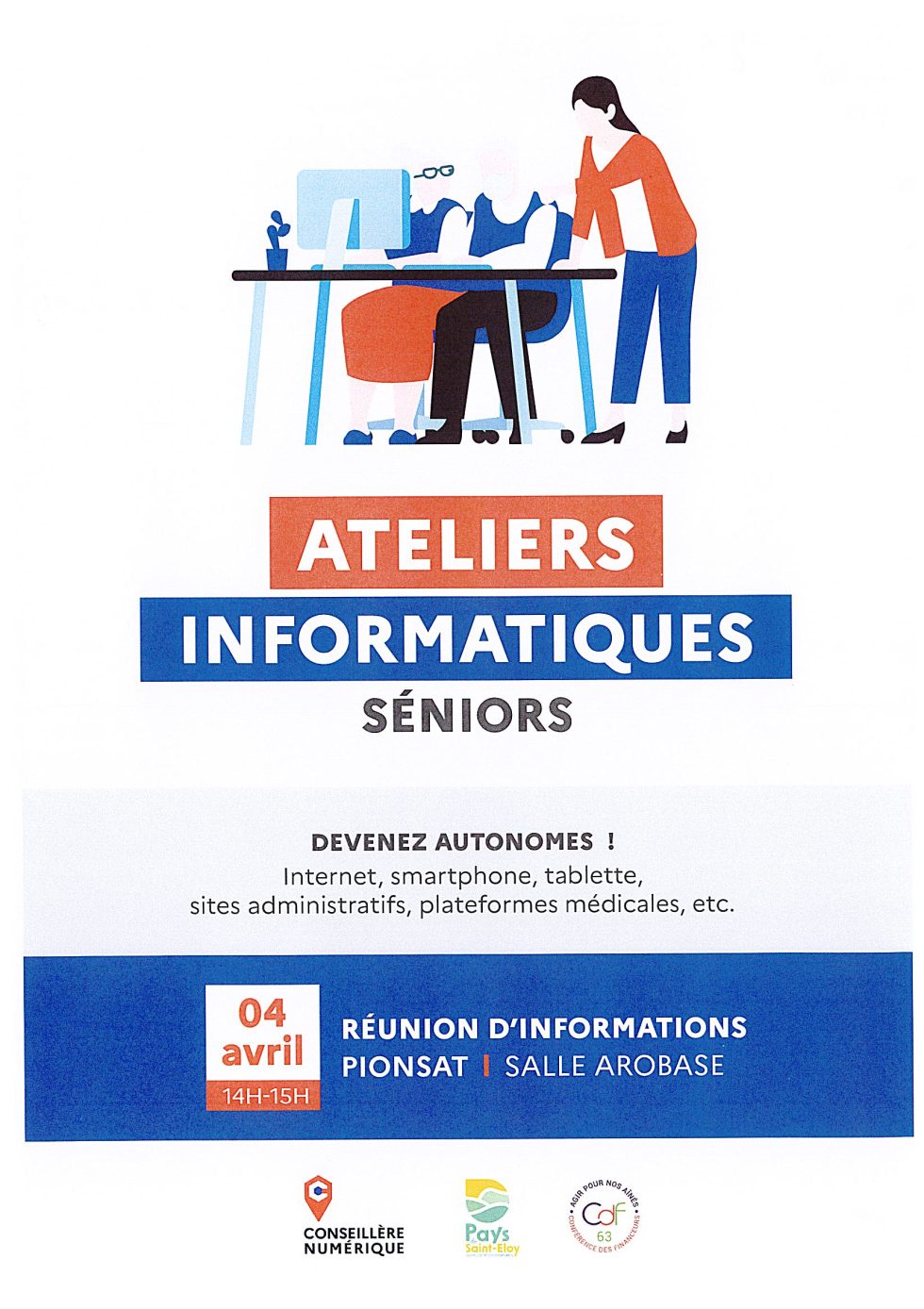 ATELIERS INFORMATIQUES | Pionsat.fr